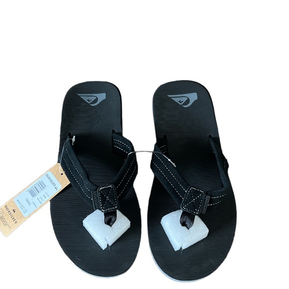 Quiksilver | Shoes | Quiksilver Mens Carver Suede 3 Point Flip Flop ...